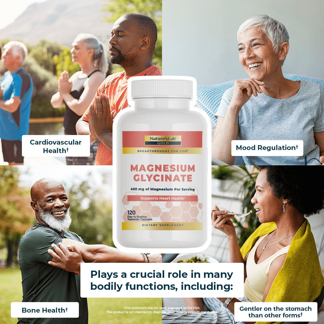 400mg Magnesium Glycinate | Magnesium Complex – Nature's Lab
