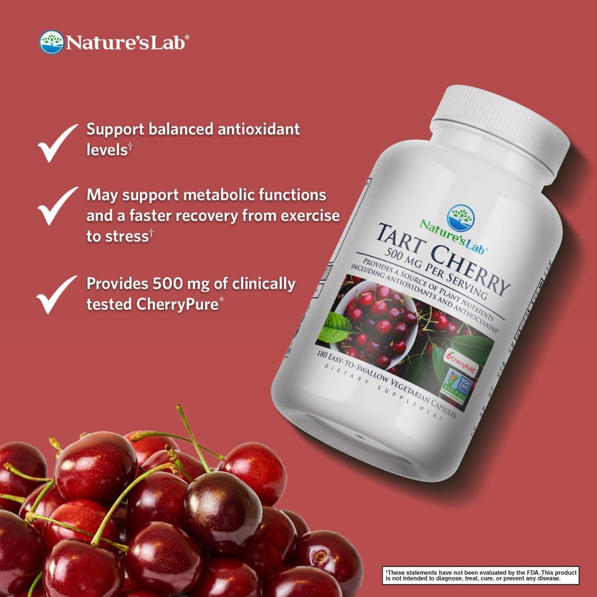Tart Cherry Supplement | Tart Cherry Pills – Nature's Lab