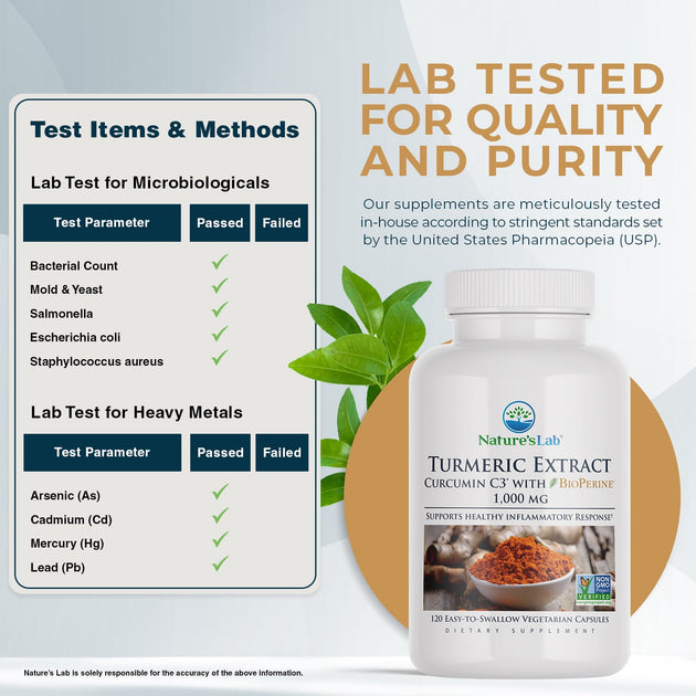 Curcumin C3 Complex | Turmeric with BioPerine® – Nature's Lab