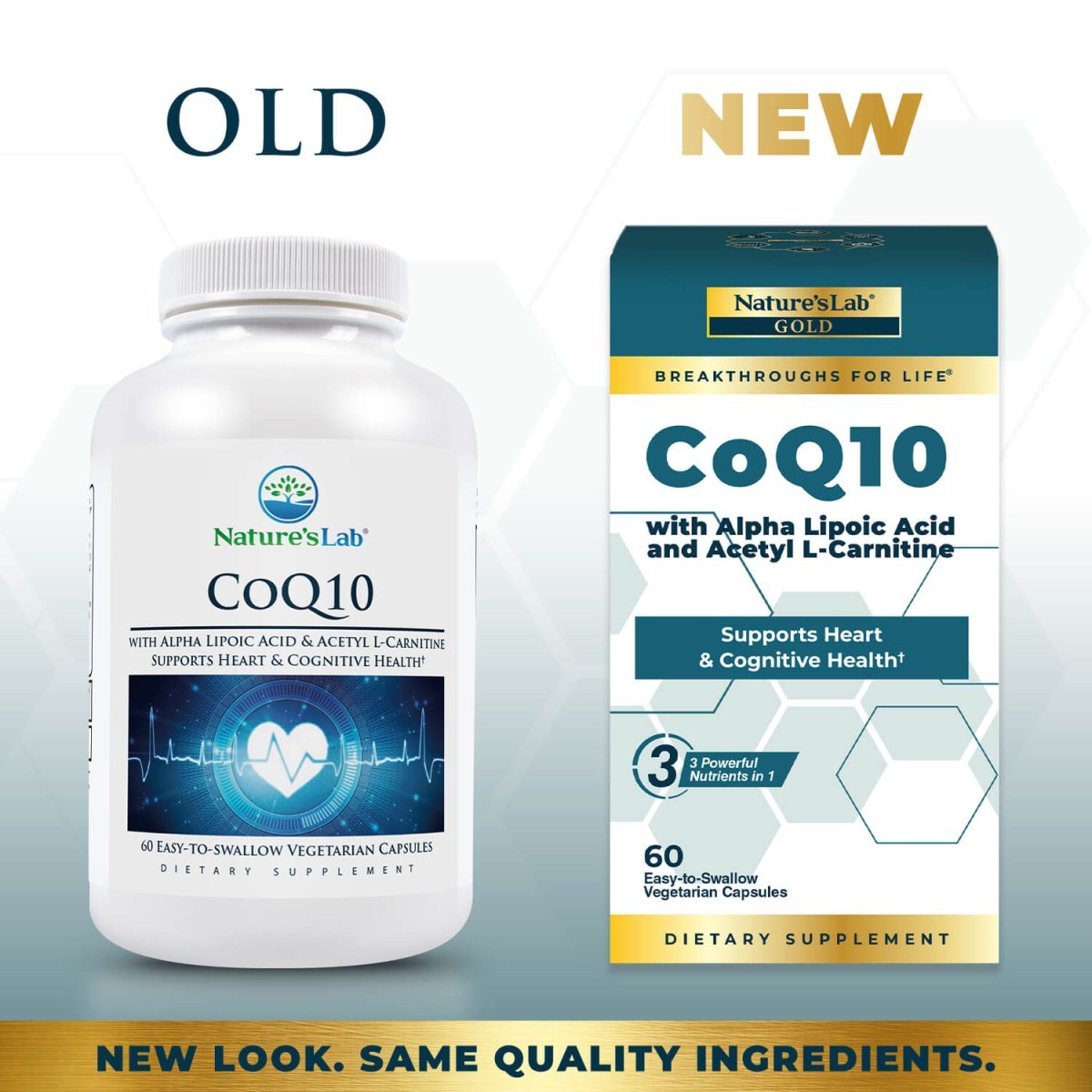 Coenzyme Q10 200mg | CoQ10 with ALA and ALCAR – Nature's Lab