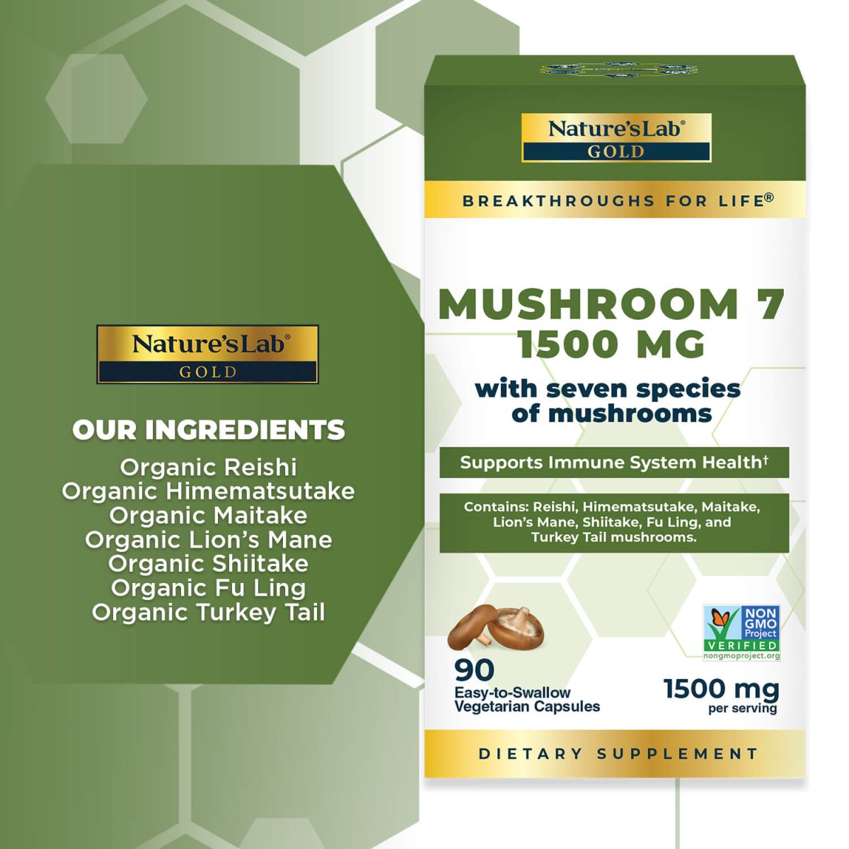Mushroom 7 | Mushroom Supplements | Mushroom Blend – Nature's Lab
