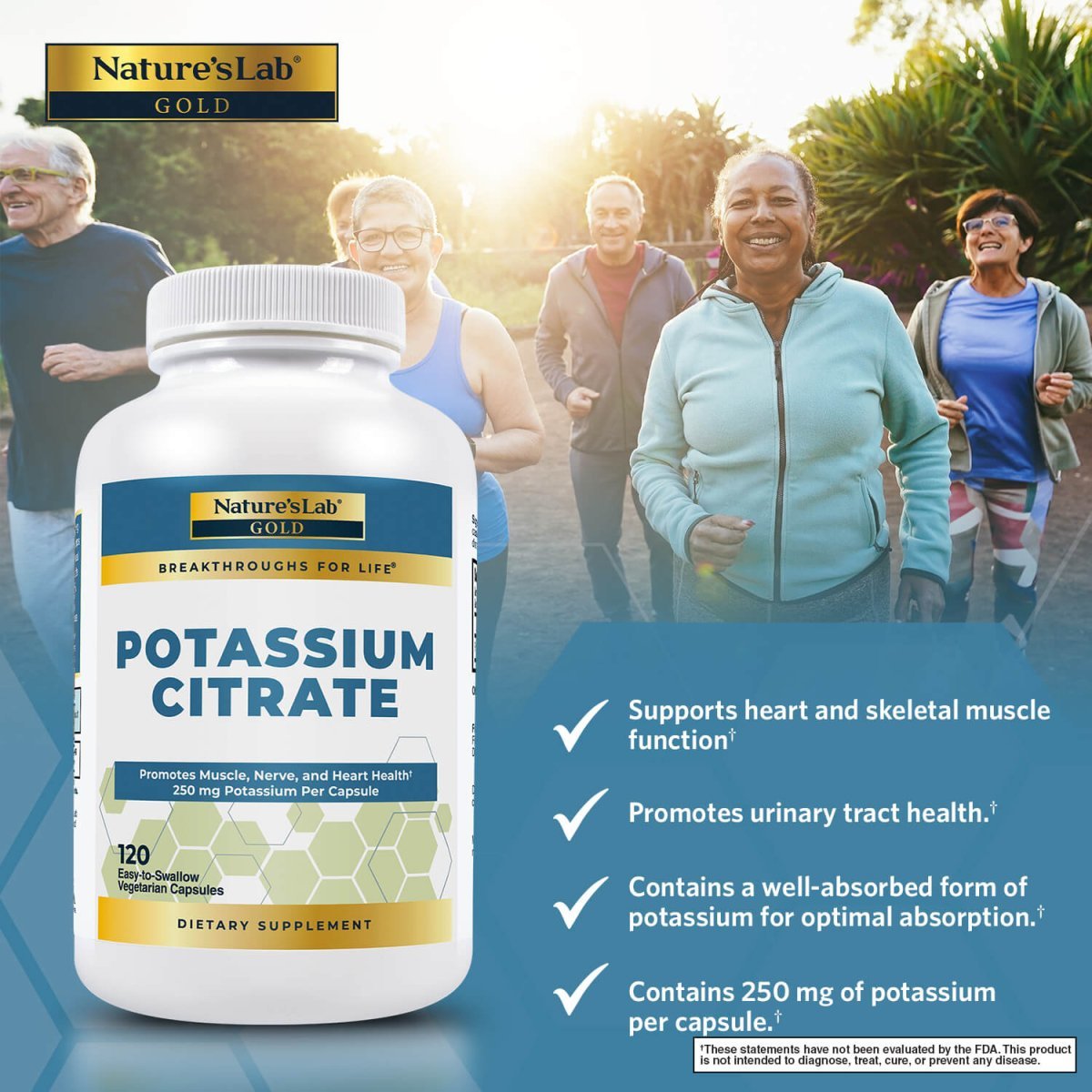 Potassium Citrate Capsule Supplements | Potassium Vitamins – Nature's Lab