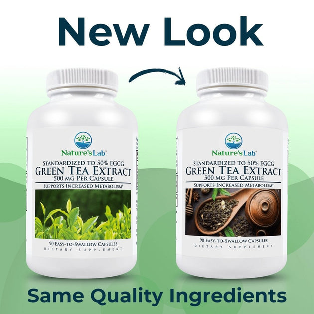 Nature's Lab Green Tea Extract - Supports Healthy Metabolism*
