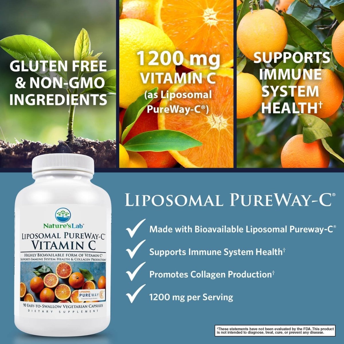 Liposomal Vitamin C | PureWay Health – Nature's Lab