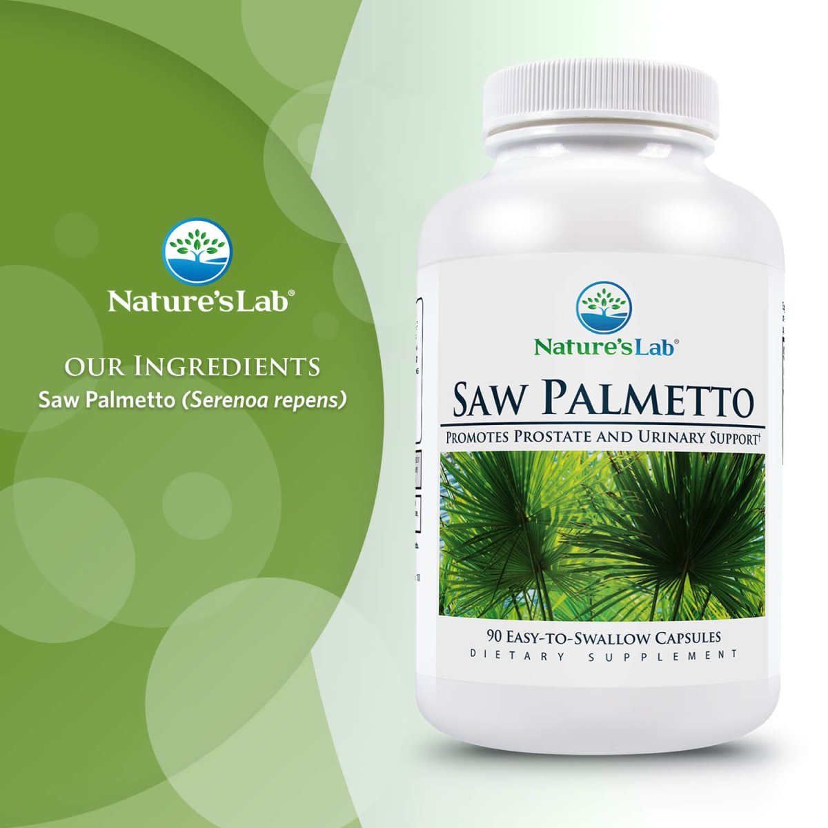 Saw Palmetto 450 mg | Urinary Tract Support* – Nature's Lab